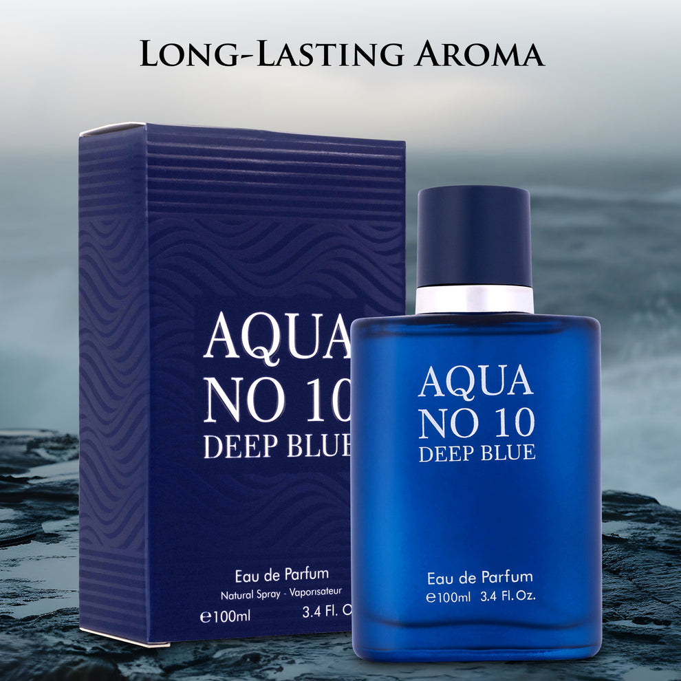 Aqua No 10 Deep Blue – 3.4 oz / 100ml Dive Into Intensity and Freshnes ...