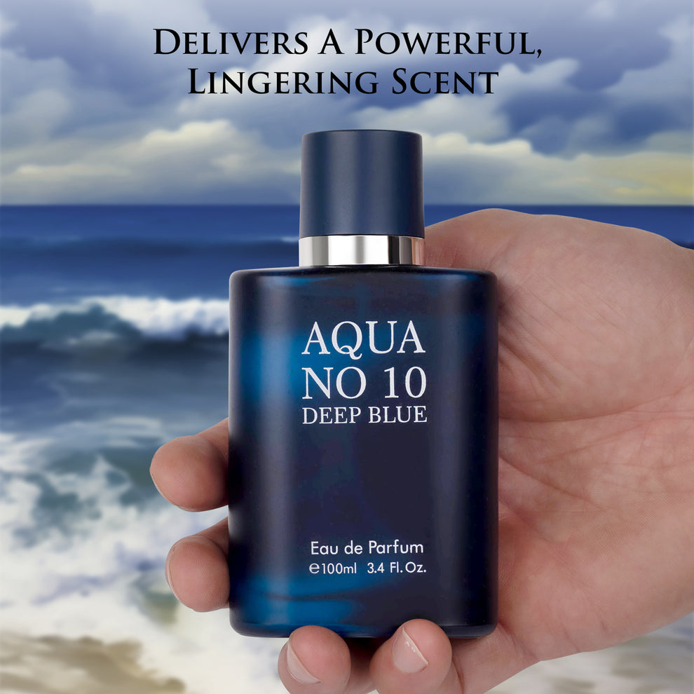 Aqua No 10 Deep Blue – 3.4 oz / 100ml Dive Into Intensity and Freshnes ...